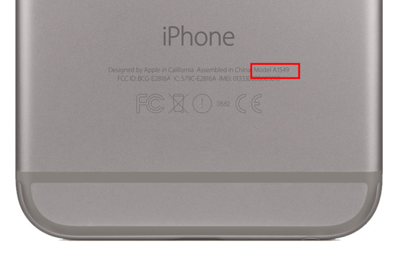 How to identify your iPhone model number - iDoc