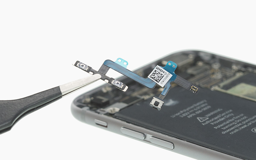 iPhone 6 volume control cable repair guide | iDoc