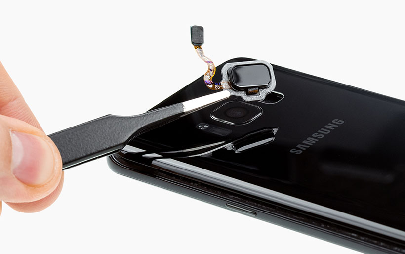 Samsung Galaxy S8+ fingerprint sensor repair guide | iDoc