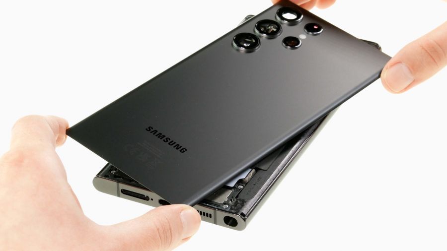 Samsung Galaxy S22 Ultra back cover replacement - repair guide | iDoc