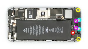 iPhone 5s Removing the screws Guide – iDoc