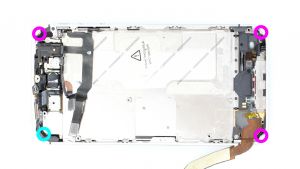 iPhone 4s Putting in the corner screws Guide – iDoc