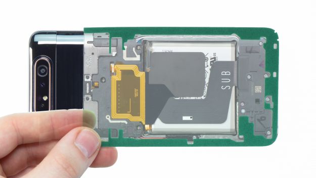 Samsung Galaxy A80 back cover replacement - repair guide | iDoc