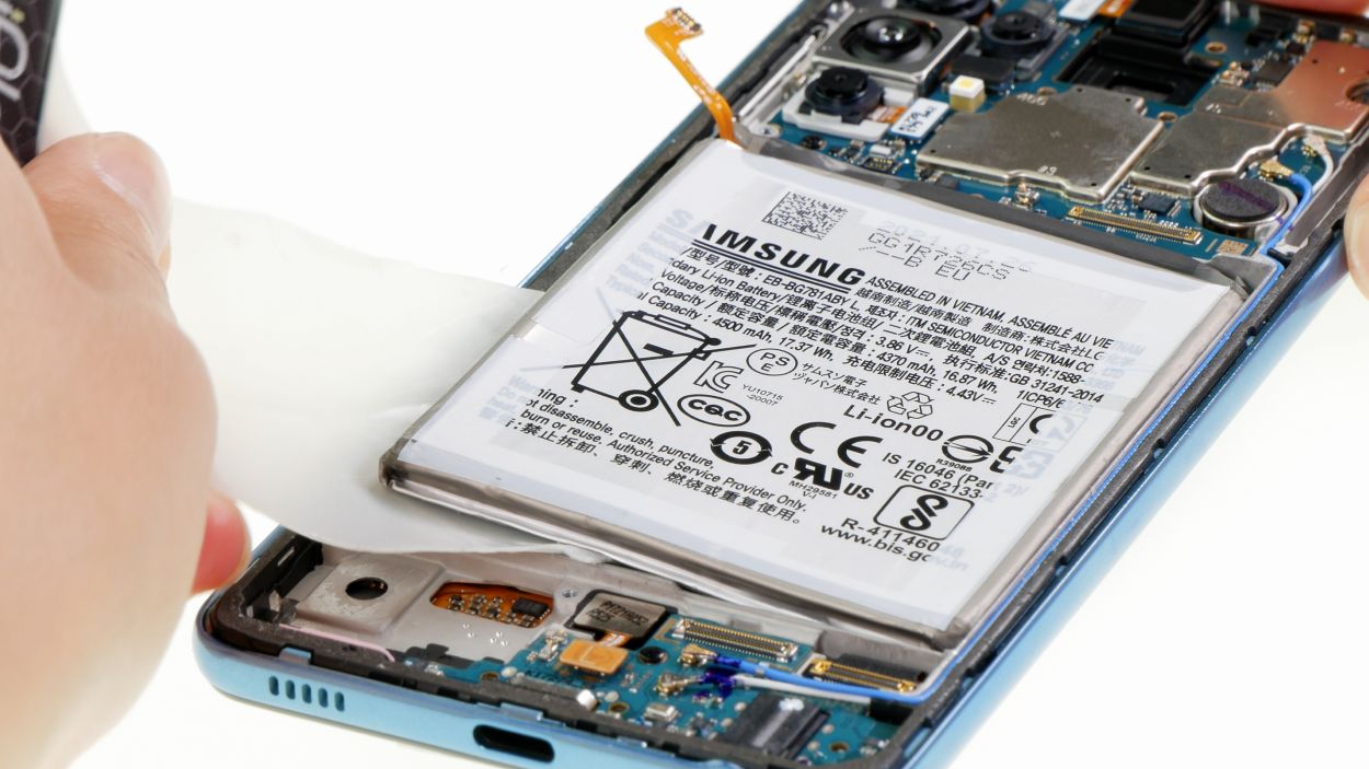 Samsung Galaxy A52 battery replacement - repair guide | iDoc
