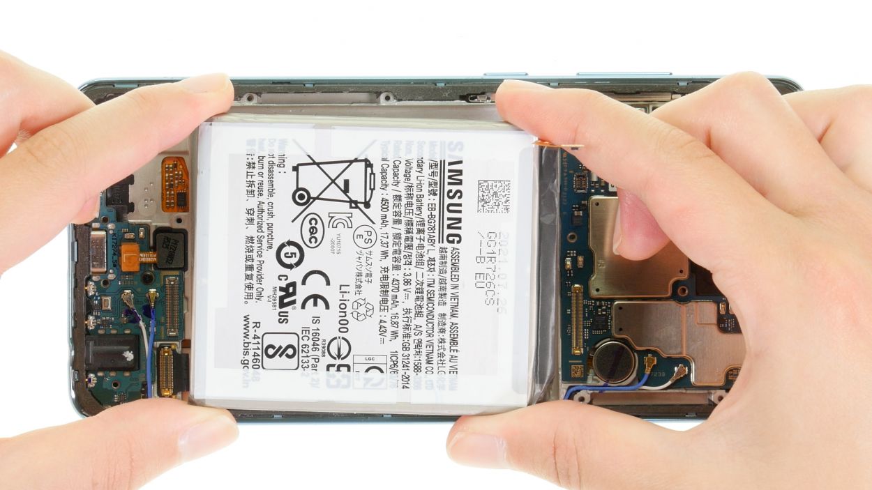 Samsung Galaxy A52 battery replacement - repair guide | iDoc