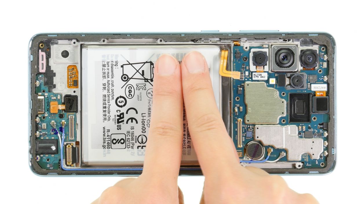 Samsung Galaxy A52 battery replacement - repair guide | iDoc